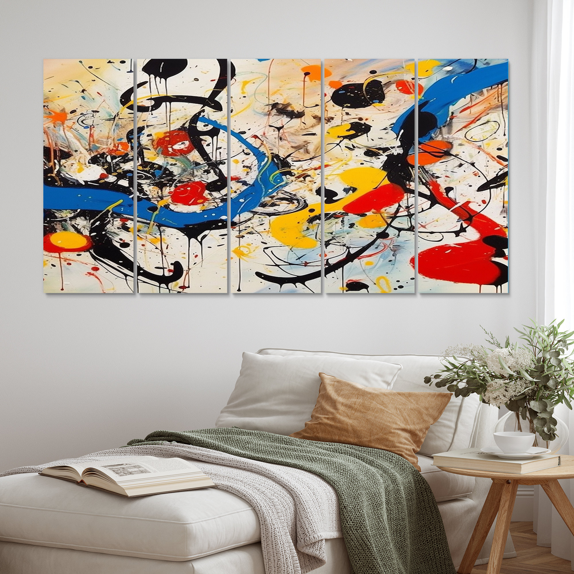 Ivy Bronx All That Jazz Colourful Joy III - Abstract Collages Wall Art ...